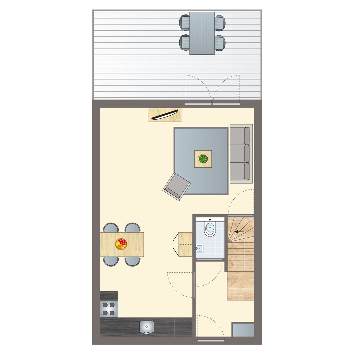 4-Personen-Wasserhaus - Komfort 4CA in Marina Resort Well