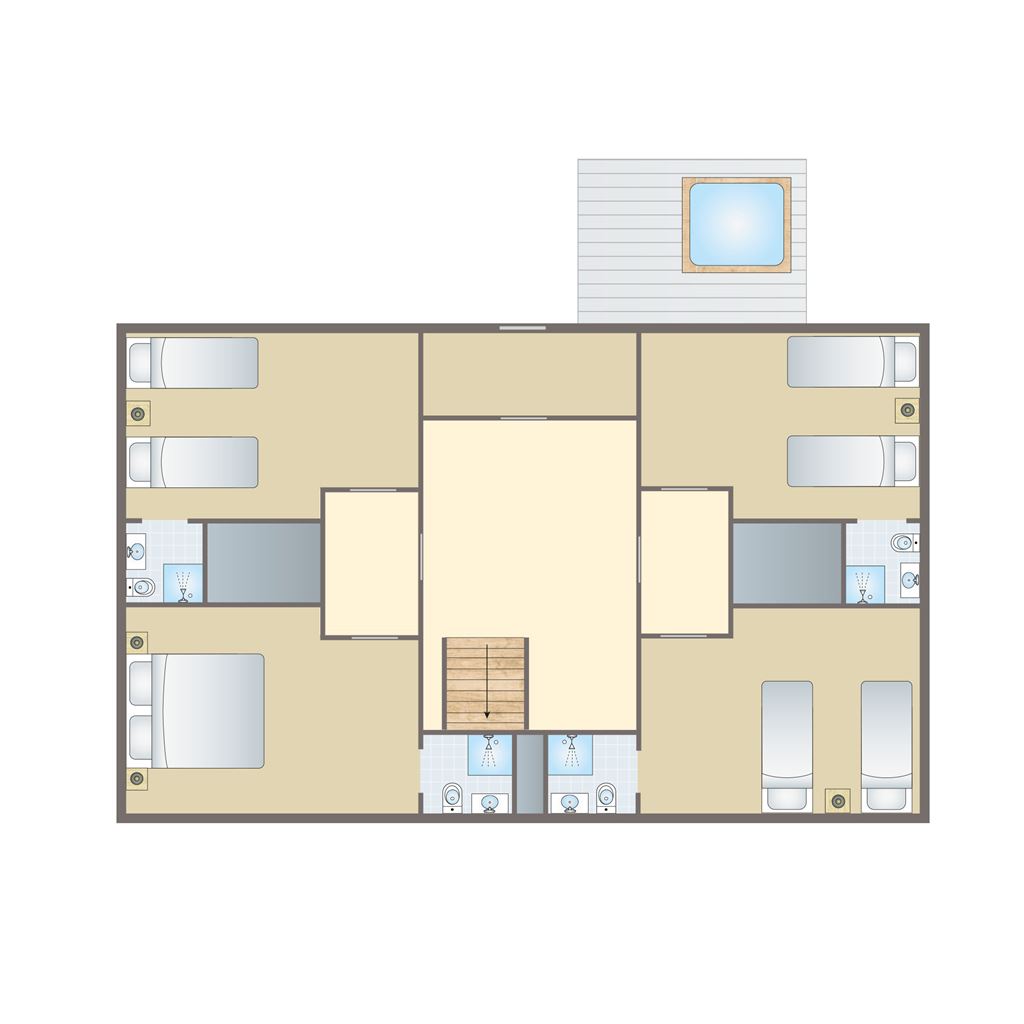 10-Personen-Chalet - Eagle Spa Plus 10LJ2 in Ferienhäuser Piperdam